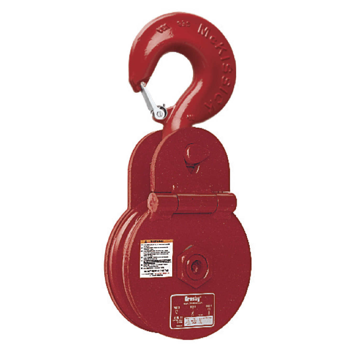 Pasteca de bisagra con gancho y polea sencilla C-720 - Procarga