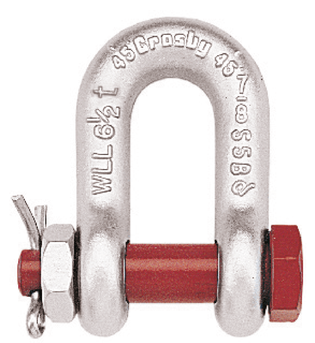 Grillete recto con perno, tuerca y chaveta G-2150 - Procarga