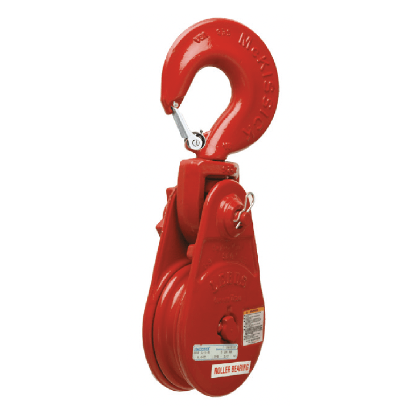 Pasteca de bisagra con grillete y polea sencilla L-160 - Procarga